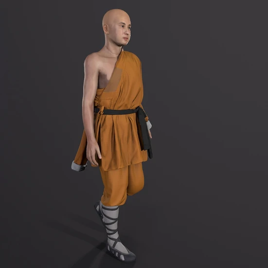 Monk 3D Models Download - 3DModels.org