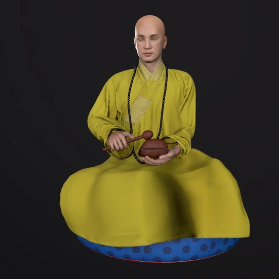 Monk 3D Models Download - 3DModels.org