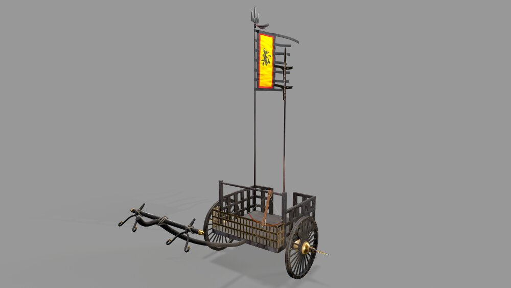 Chariot Fire Cart – Fire Cart 3D model - Download Ancient Combat ...