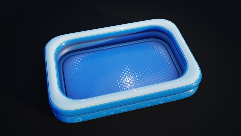 Kids Inflatable Pool – Type 3 3D model - Download Hobbies on 3DModels.org