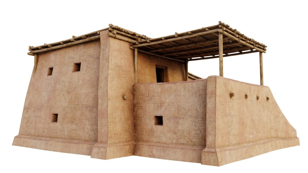 Common Egyptian Style Shanty 3D model - Download Buildings on 3DModels.org