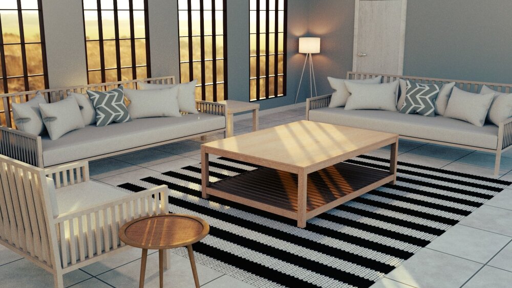 Contemporary Furniture Collection 3D model - Download Furniture Set on ...