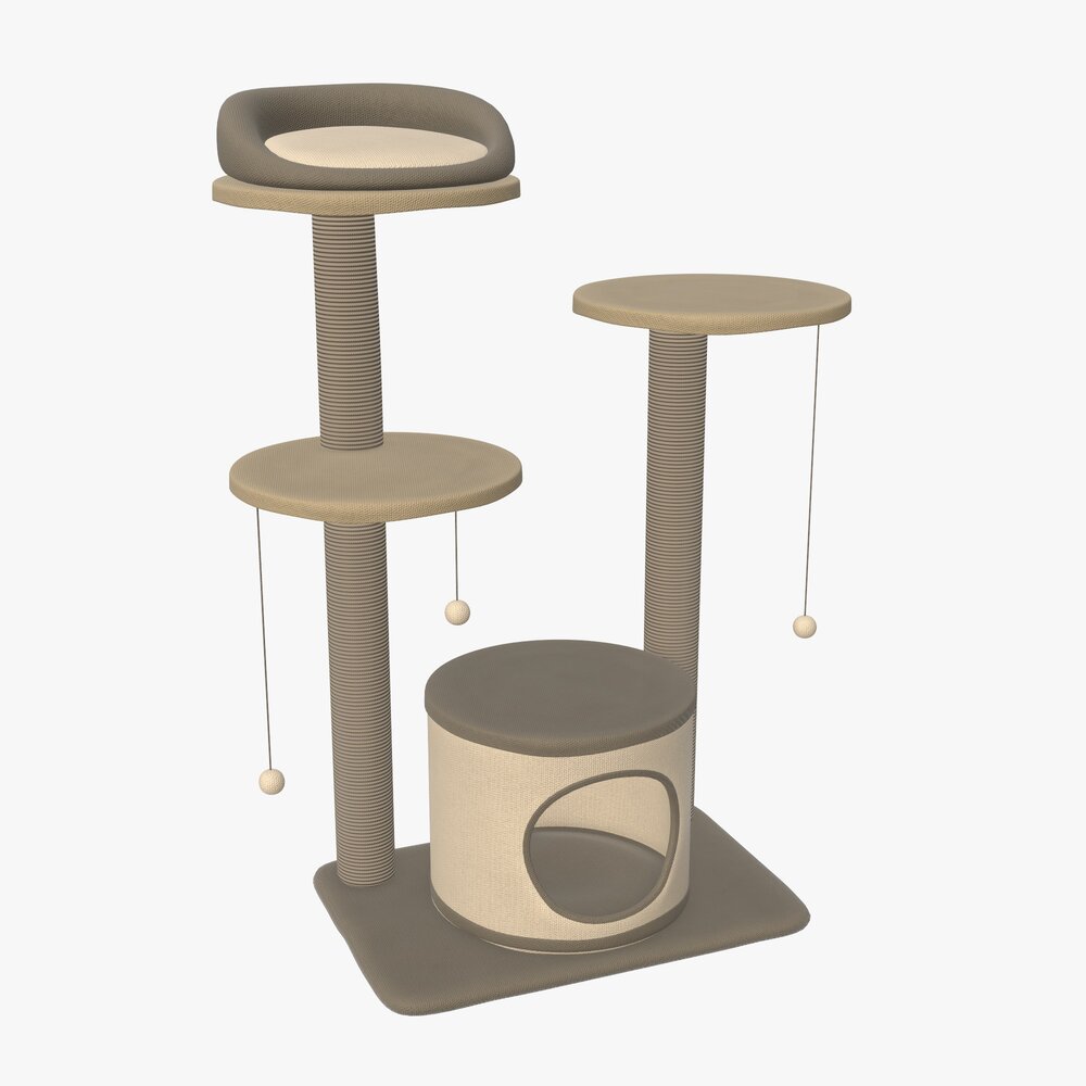 Cat Playhouse 3D model - Download Hobbies on 3DModels.org