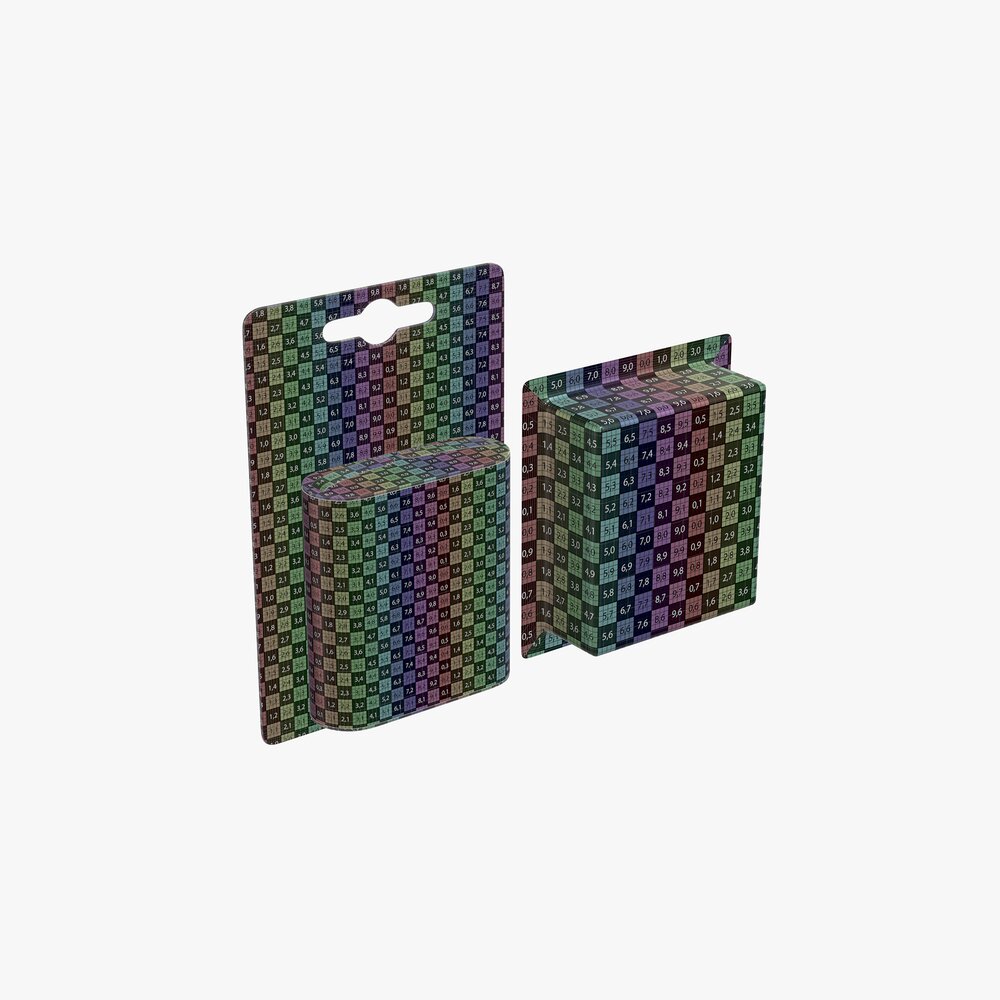 4.5V Battery Package 3D model - Download Electronic Accessories on ...