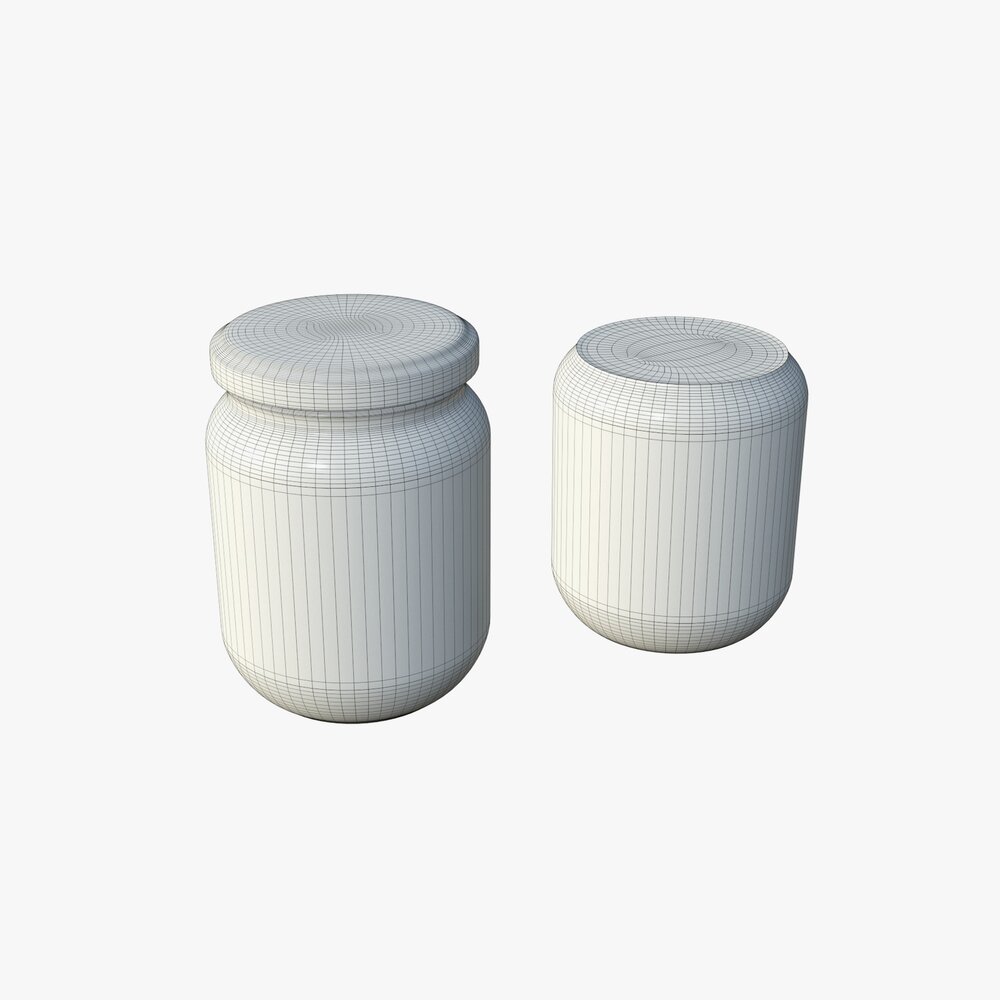 Tarro de Salsa Roja con Tapa Negra Modelo 3D - Descargar Botellas ...