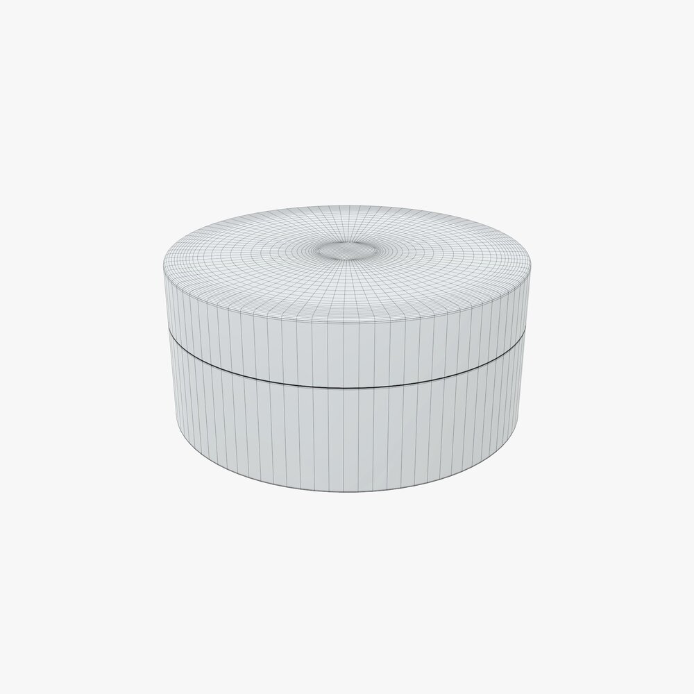 Metal Tin Can Round Shape 3D model - Download Mockup on 3DModels.org
