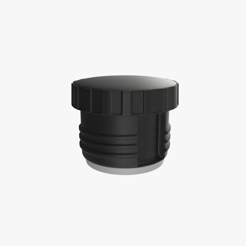 Thermos Large Stainless Steel With Cup 3D model - Download Tableware on ...