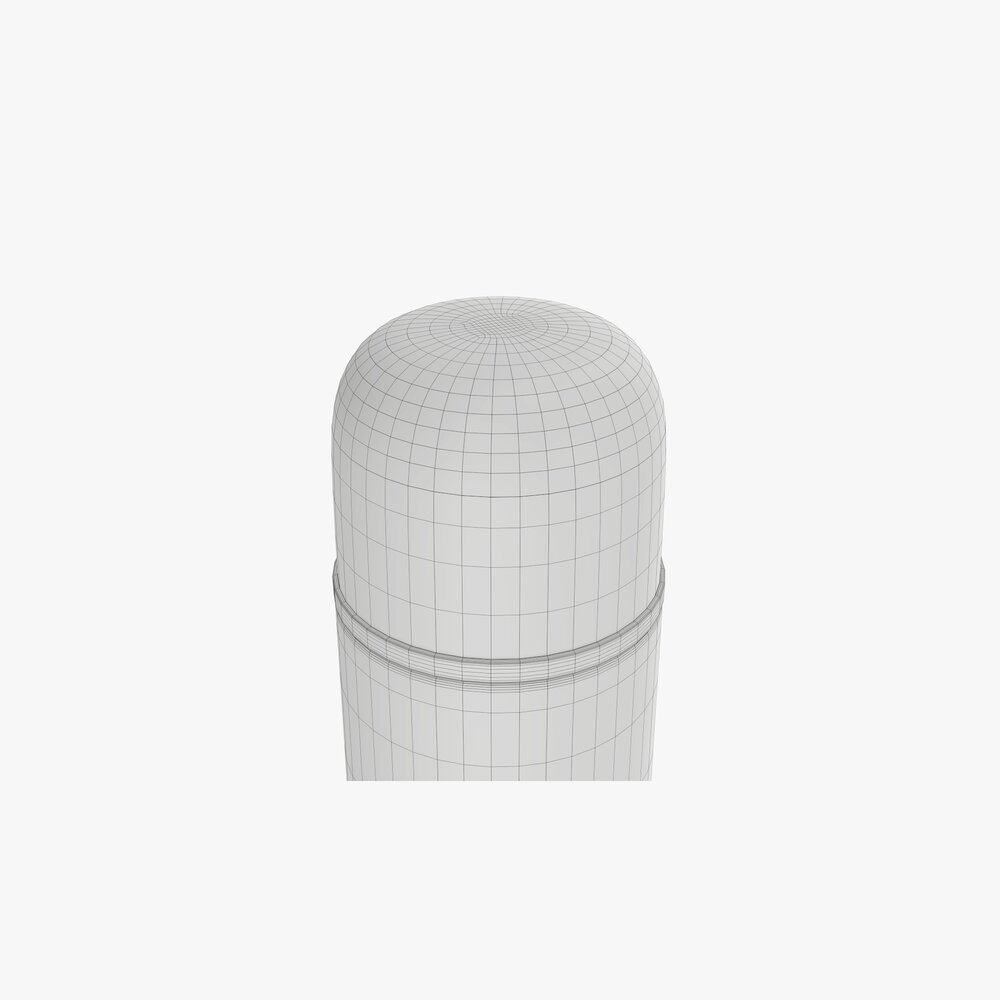 Thermos Large Stainless Steel With Cup 3D model - Download Tableware on ...