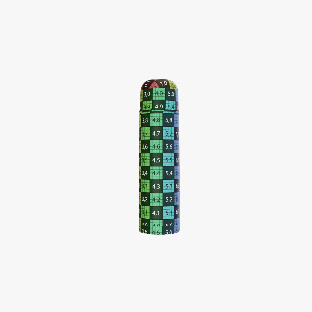 Thermos Large Stainless Steel With Cup 3D model - Download Tableware on ...