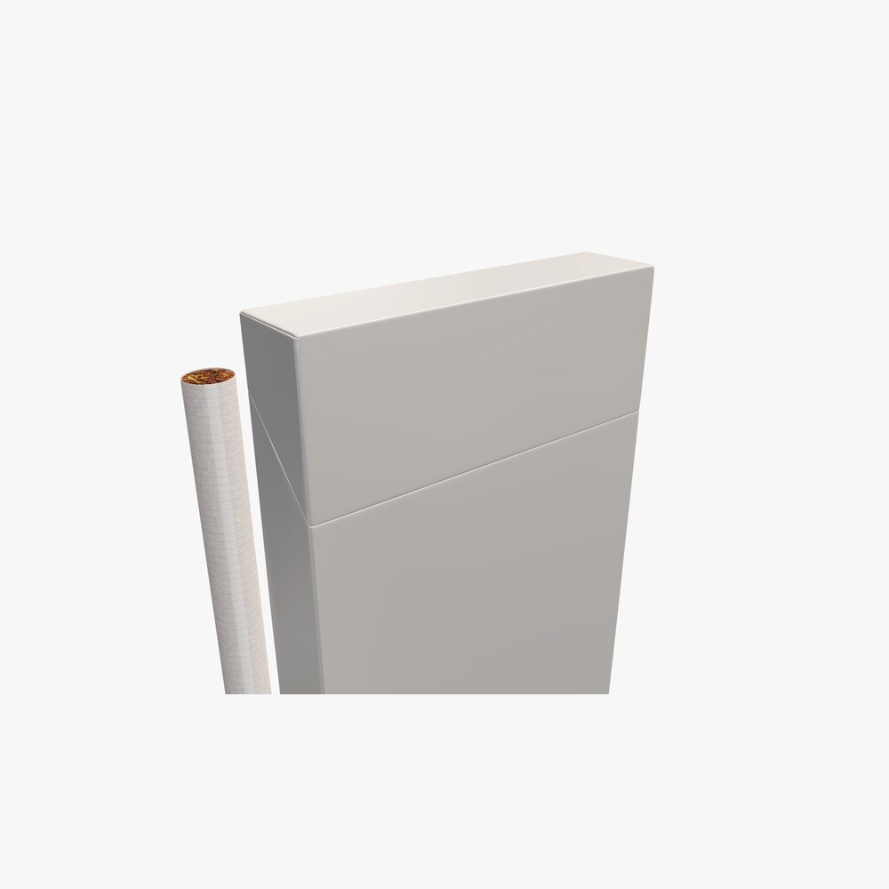 Cigarettes Super Slim Pack Closed V2 3D model - Download Medical ...