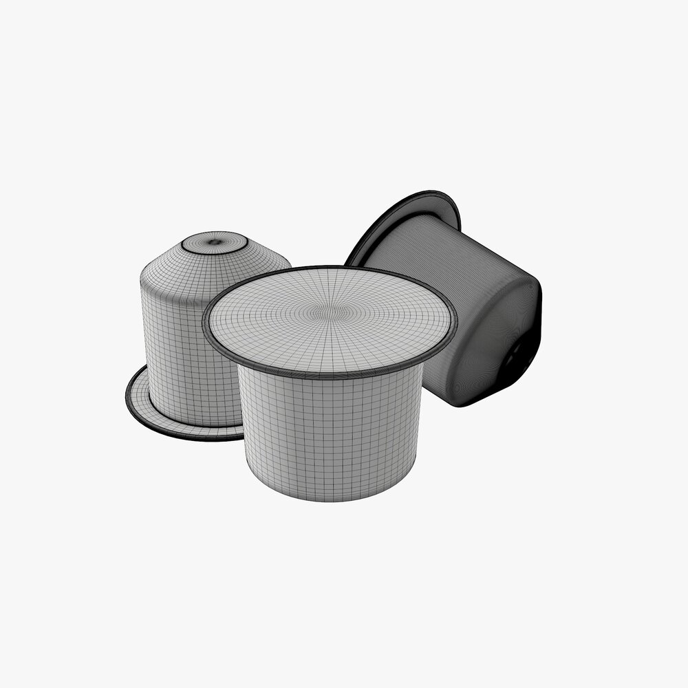 Coffee Capsule Packaging 3D model - Download Bottles, Cans on 3DModels.org