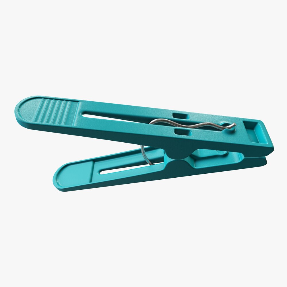 Plastic Clothes Peg Clothespin 3D 모델 - 다운로드 도구 on 3DModels.org