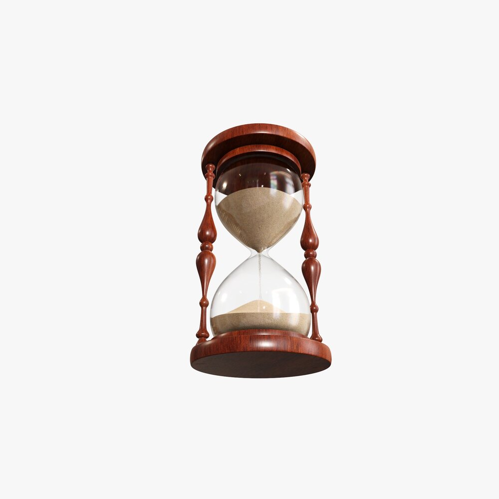 Wooden Hourglass Sand Timer with Egg Shape 3D model - Download Hobbies ...