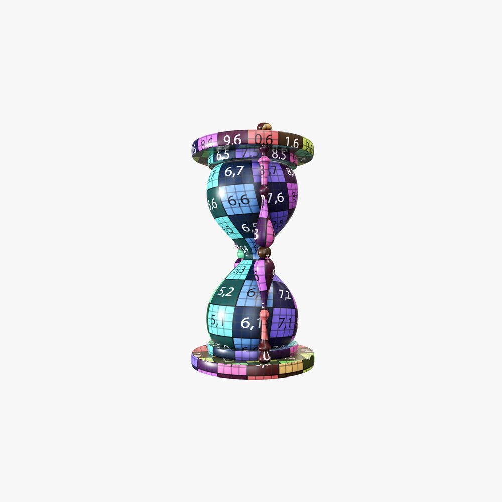 Wooden Hourglass Sand Timer with Egg Shape 3D model - Download Hobbies ...