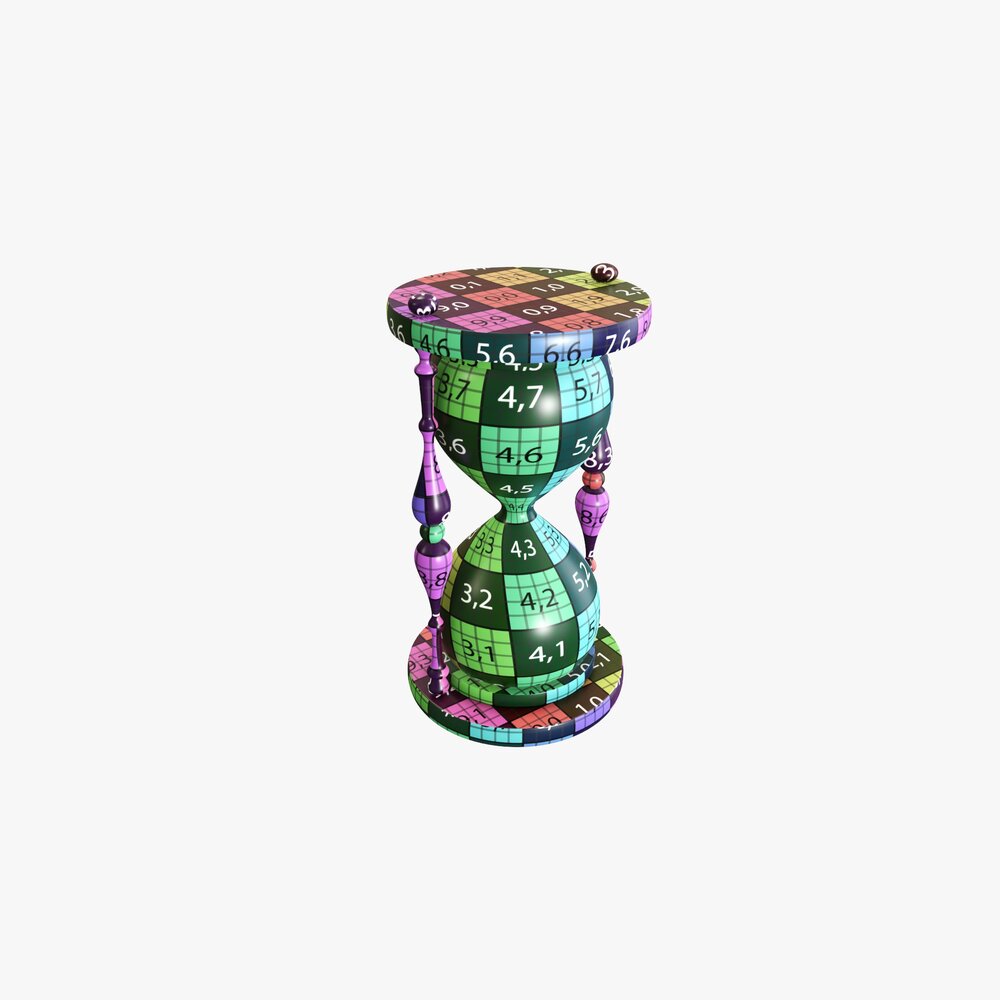 Wooden Hourglass Sand Timer with Egg Shape 3D model - Download Hobbies ...