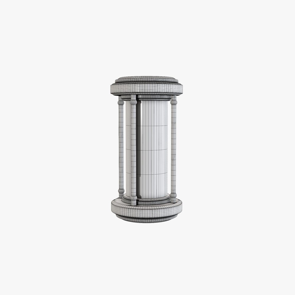 Elegant Hourglass with Metal Frame Sand Timer 3D model - Download ...
