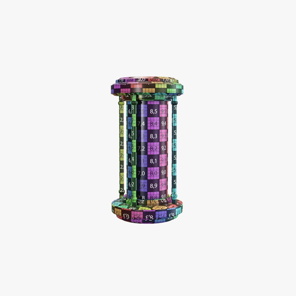 Elegant Hourglass with Metal Frame Sand Timer 3D model - Download ...
