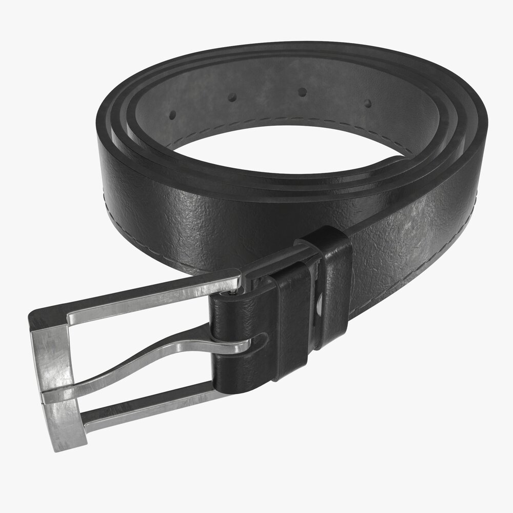 Leather Belt 3D model - Download Accessories on 3DModels.org