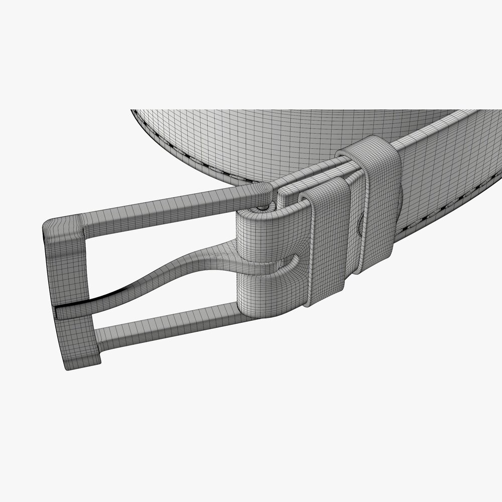 Leather Belt 3D model - Download Accessories on 3DModels.org
