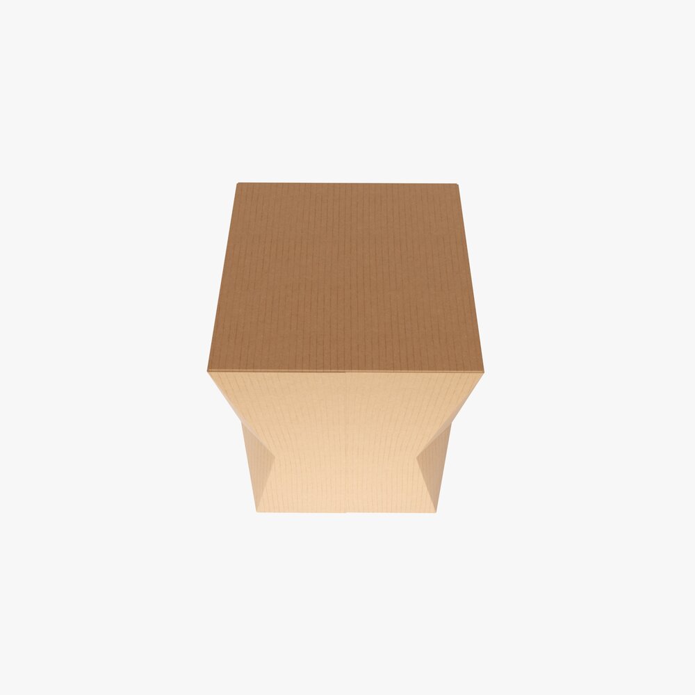 Packaging Box With Bevelled Corners 01 3D model - Download Mockup on ...