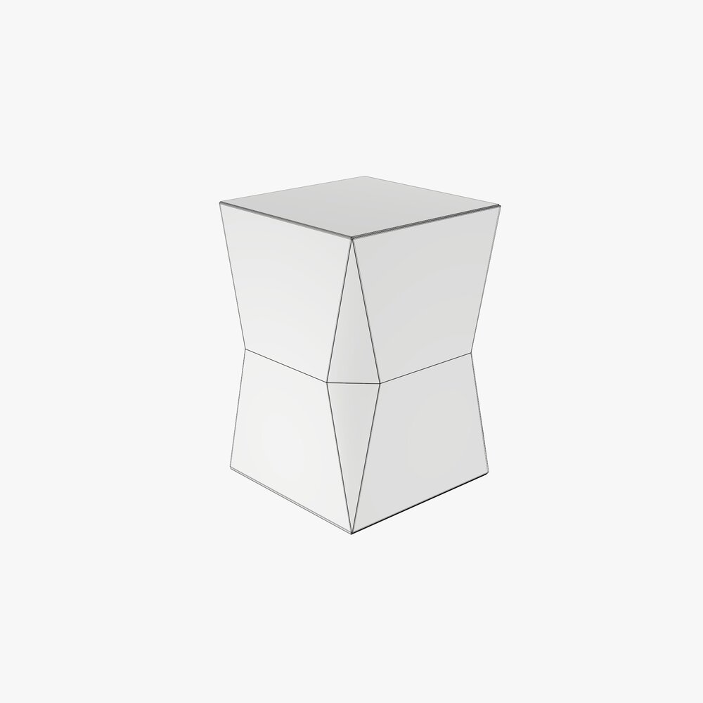 Packaging Box With Bevelled Corners 01 3D model - Download Mockup on ...