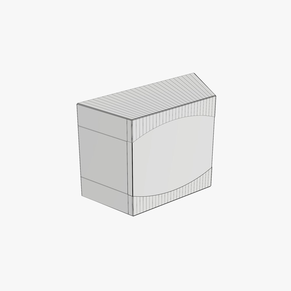 Retail Cardboard Display Box 01 3D model - Download Mockup on 3DModels.org