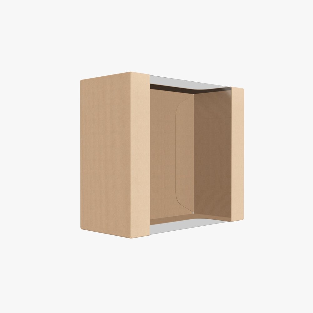 Retail Cardboard Display Box 07 3D model - Download Mockup on 3DModels.org