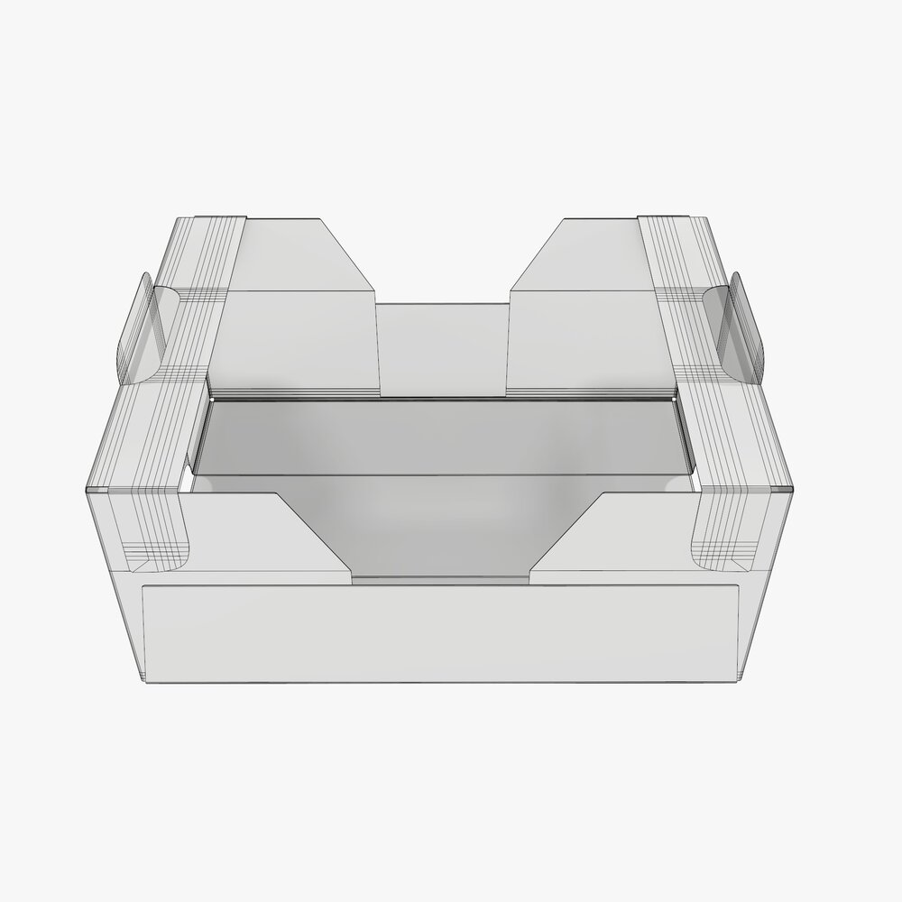 Cardboard Retail Tray Box 01 3D 모델 - 다운로드 식품 포장 모형 on 3DModels.org