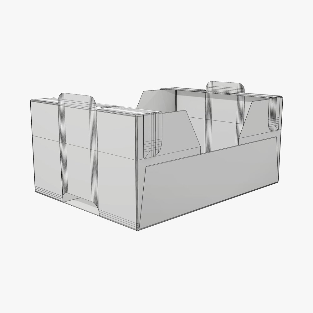 Cardboard Retail Tray Box 01 3D 모델 - 다운로드 식품 포장 모형 on 3DModels.org