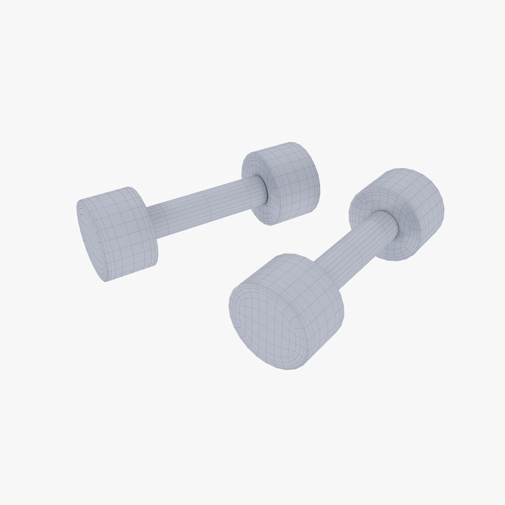 Dumbbell 3D model - Download Sports Equipment on 3DModels.org