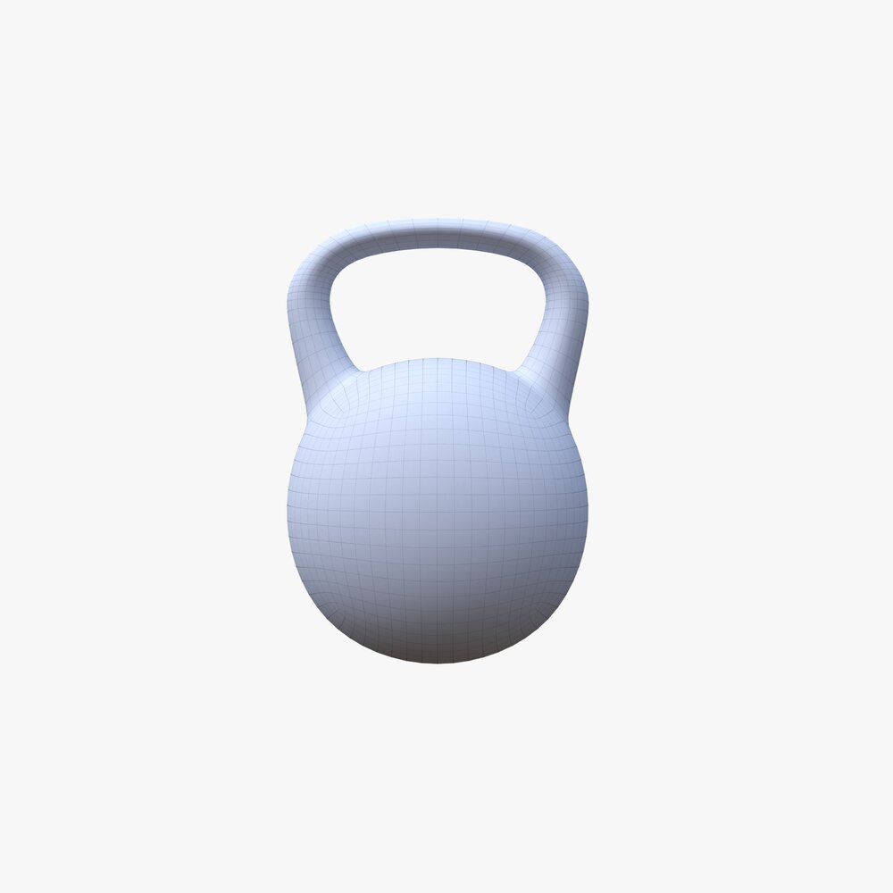 Gym Weight Kettlebell 3D model - Download Sports Equipment on 3DModels.org