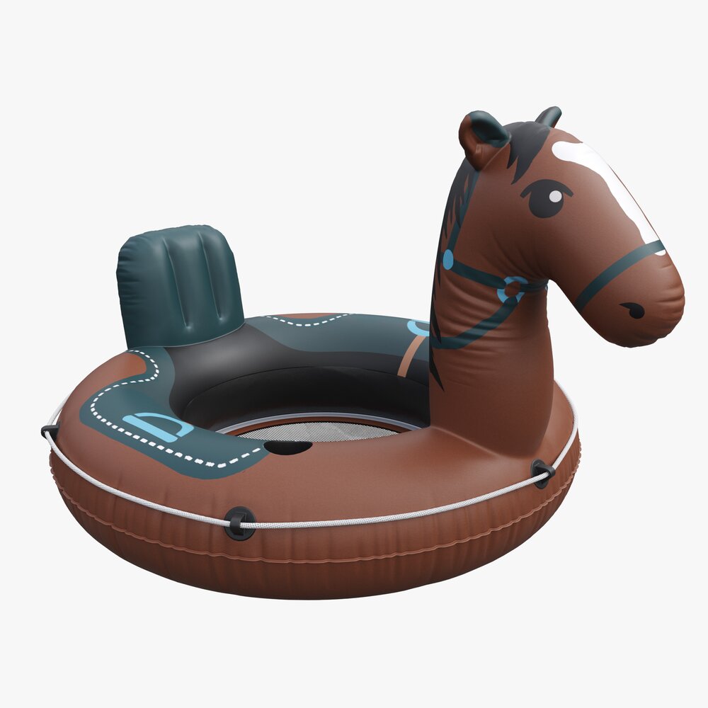 Flotador de Piscina Con Forma de Caballo Modelo 3D - Descargar ...