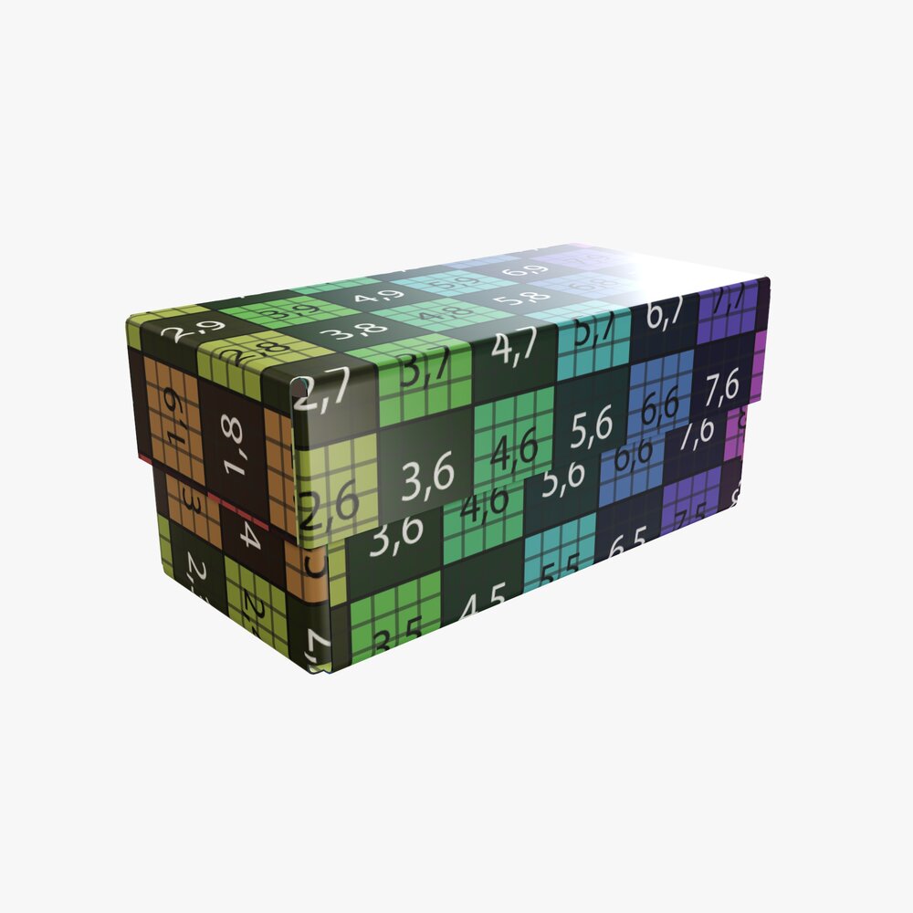 Lid And Try Cardboard Box 01 3D model - Download Mockup on 3DModels.org