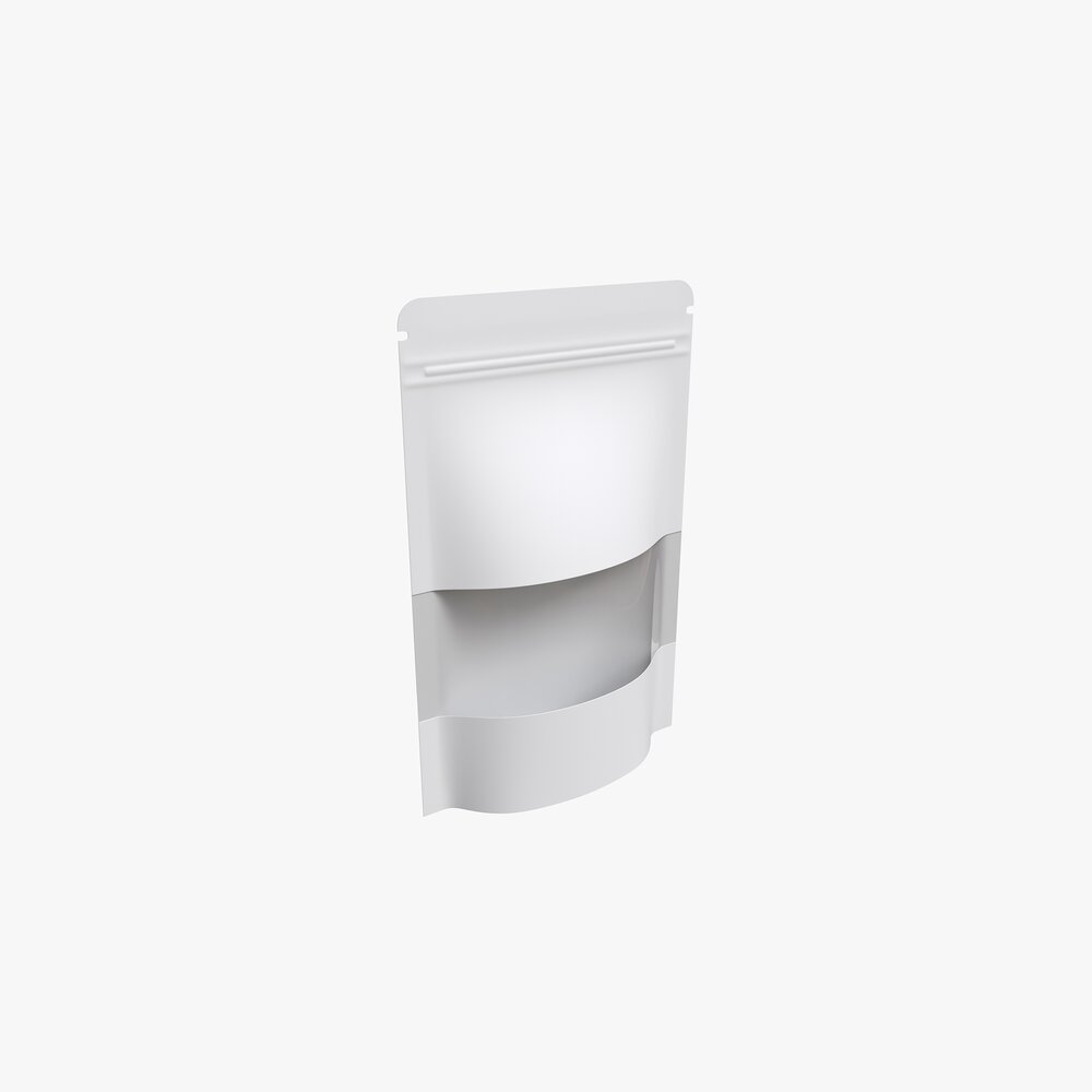 Plastic Food Pouch Bag With Screen Modelo 3D - Descargar Maqueta on ...