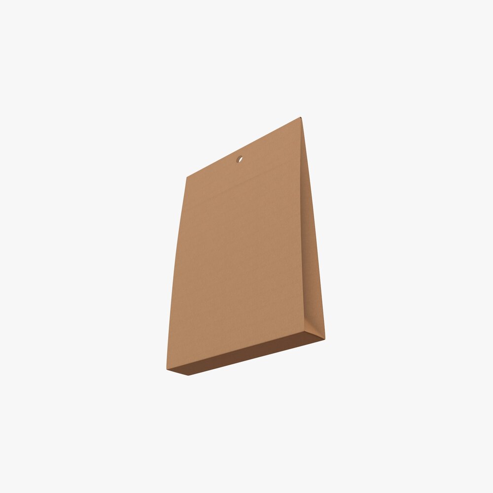 Paper Bag Packaging 01 3D model - Download Mockup on 3DModels.org