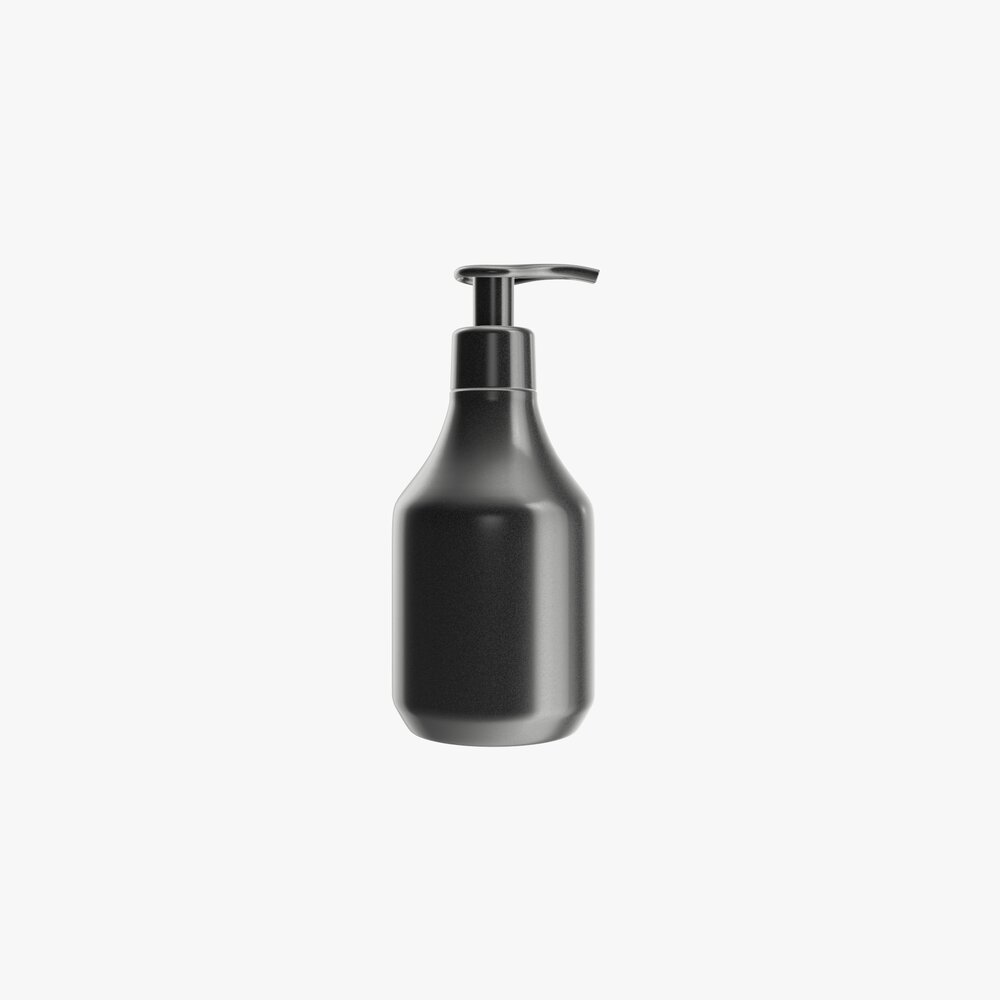 Plastic Bottle With Dosator Type 2 3D model - Download Health and ...