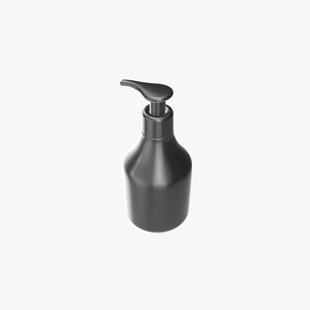 Plastic Bottle With Dosator Type 2 3D model - Download Health and ...
