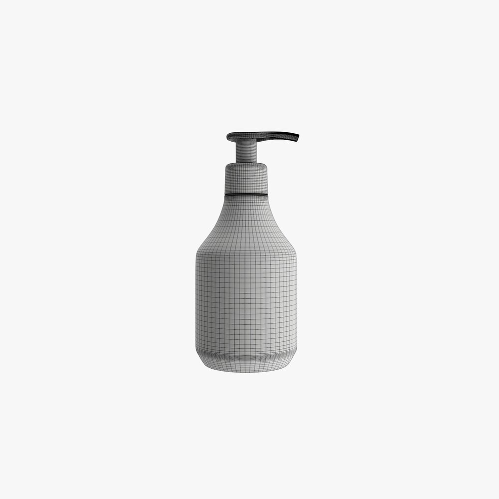 Plastic Bottle With Dosator Type 2 3D model - Download Health and ...