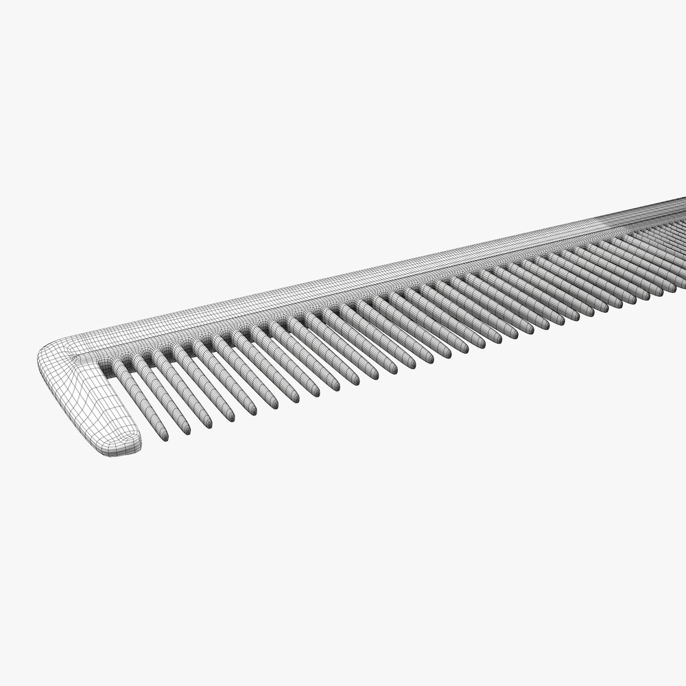 Pocket Hair Comb 3D model - Download Health and Beauty on 3DModels.org