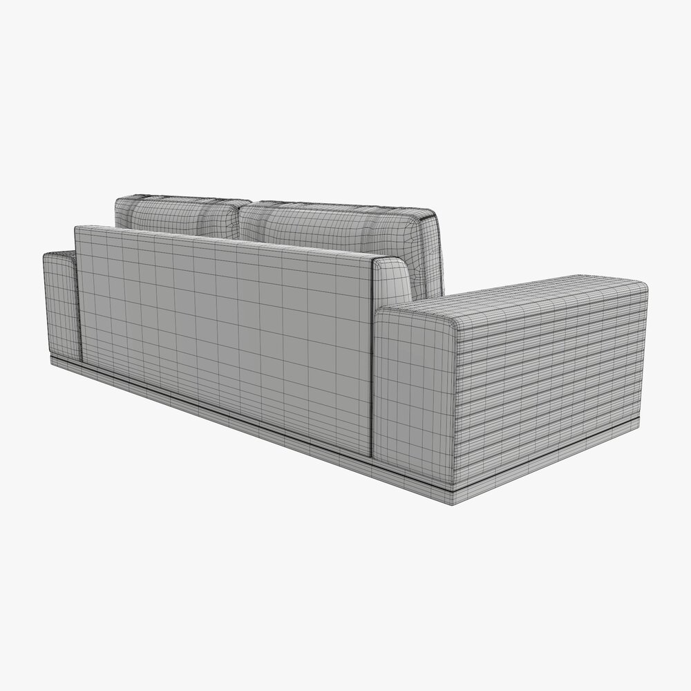 Sofa Modern Two Seat 3D model - Download Sofa on 3DModels.org