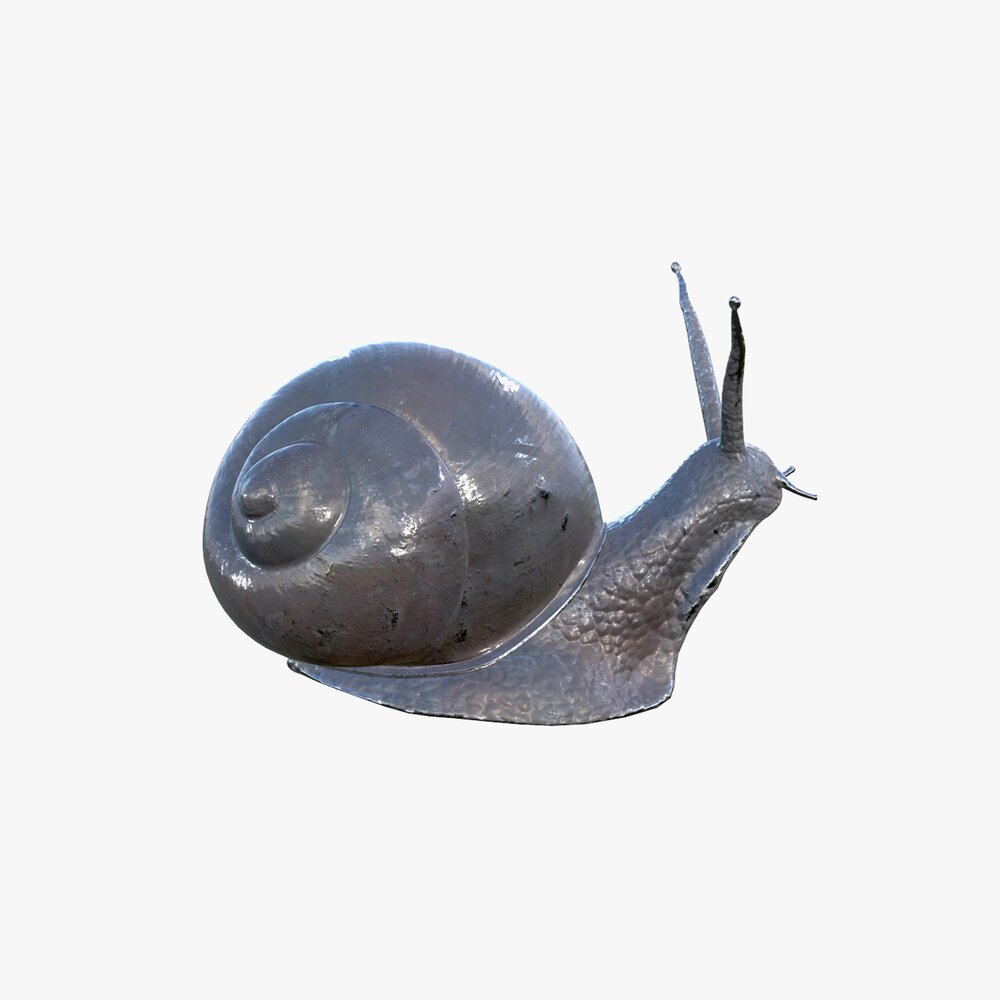 Snail Metal 3D model - Download Street elements on 3DModels.org