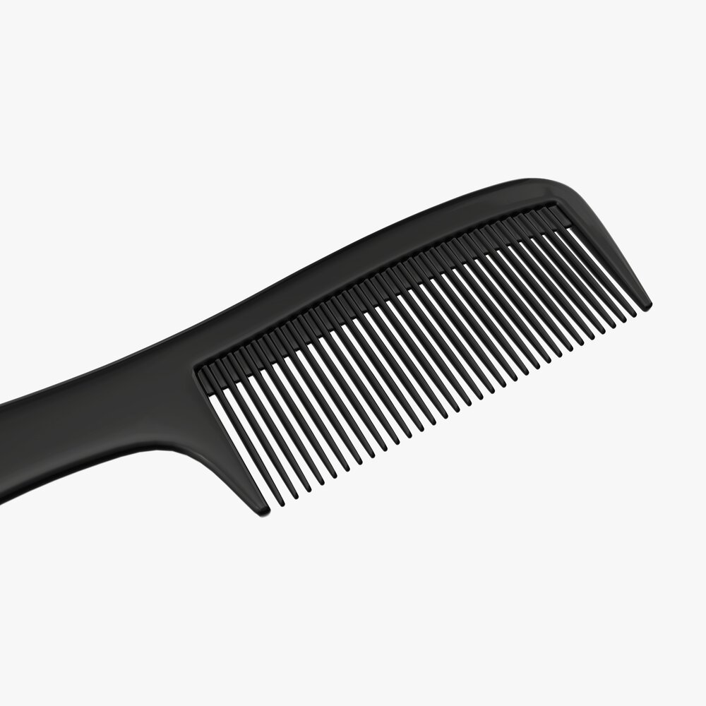 Wide Tooth Hair Comb 3D model - Download Health and Beauty on 3DModels.org