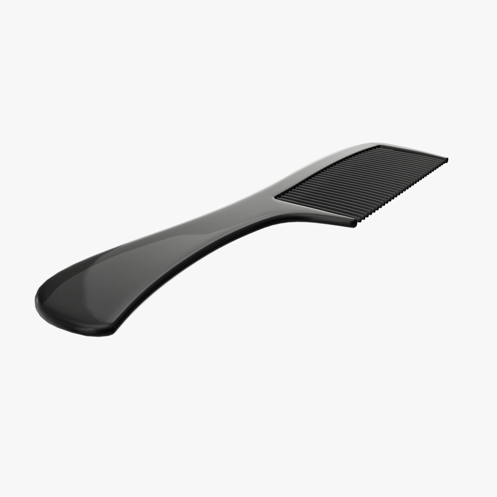 Wide Tooth Hair Comb 3D model - Download Health and Beauty on 3DModels.org
