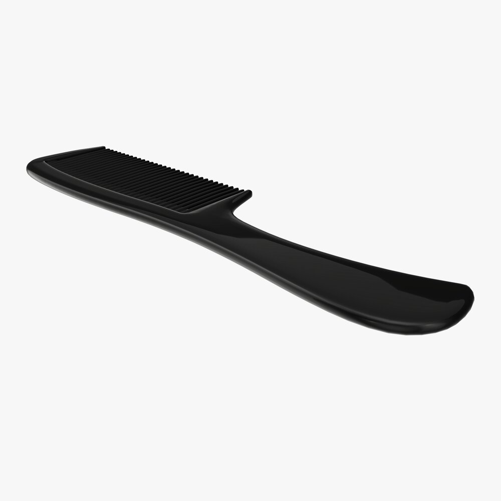Wide Tooth Hair Comb 3D model - Download Health and Beauty on 3DModels.org