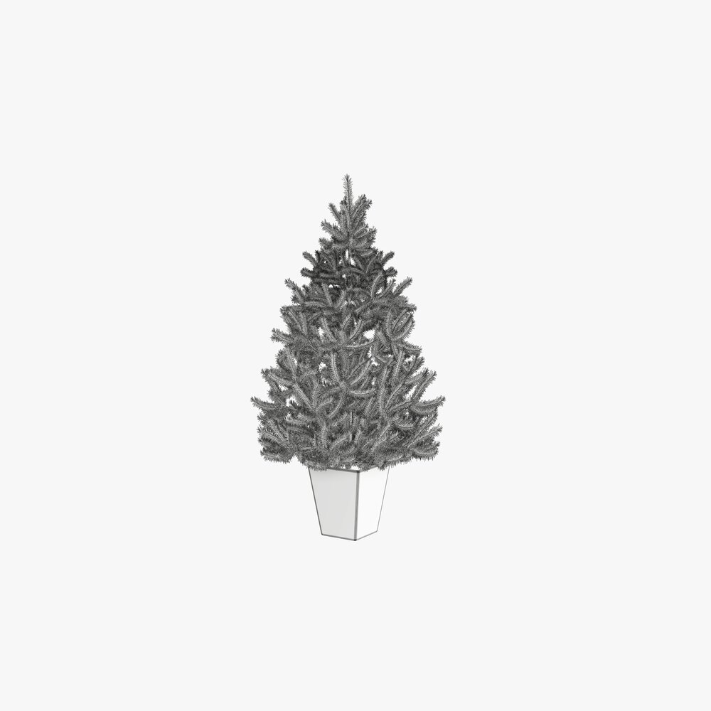 Artificial Fir Christmas Tree with Green Needles 3D模型 - 下载 树木 on ...