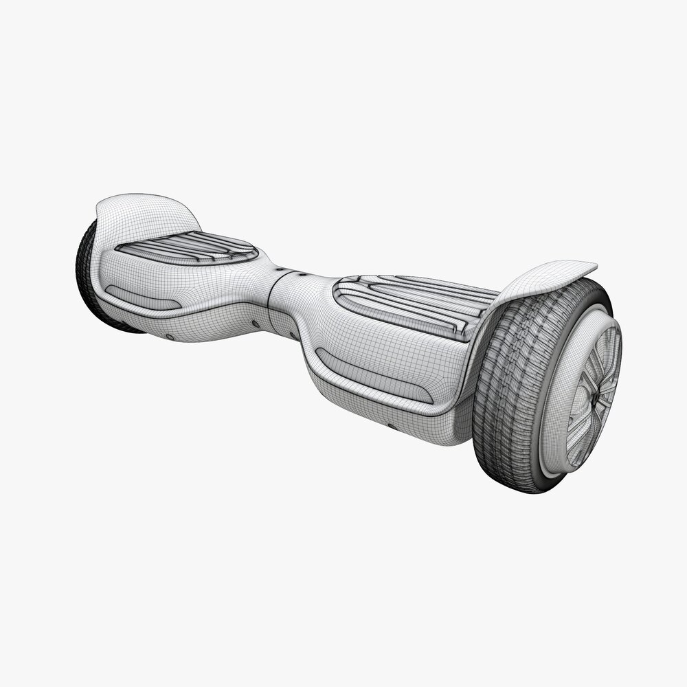 Balance Scooter 01 3D model - Download Sports Equipment on 3DModels.org
