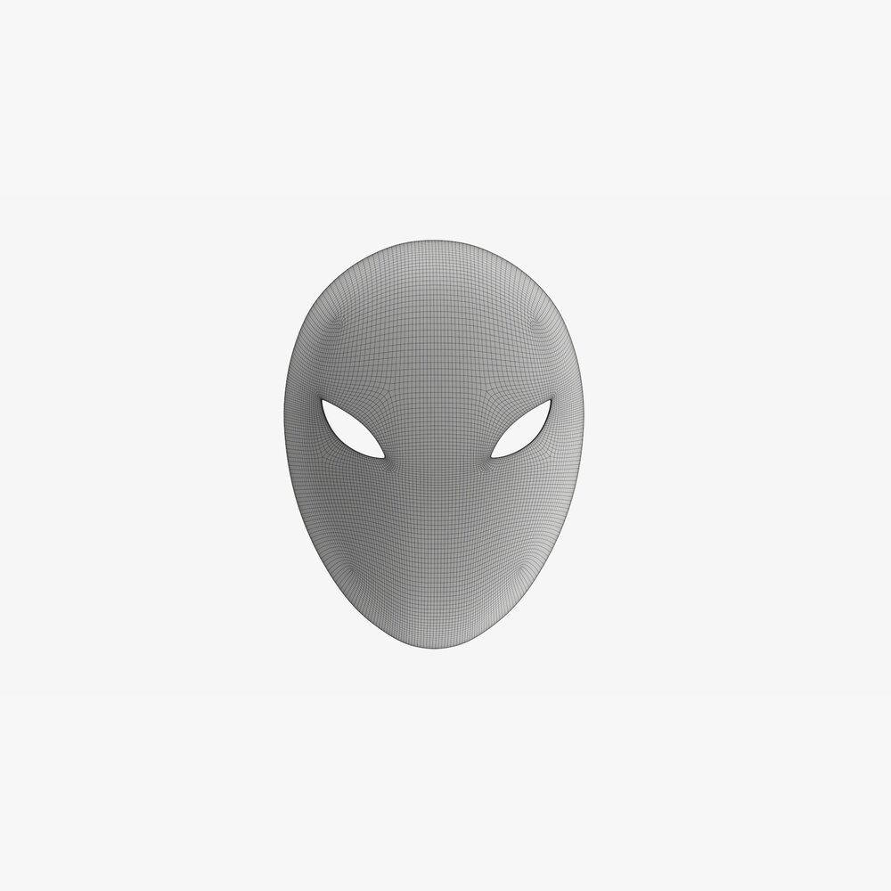 Blank Mask 3D model - Download Accessories on 3DModels.org