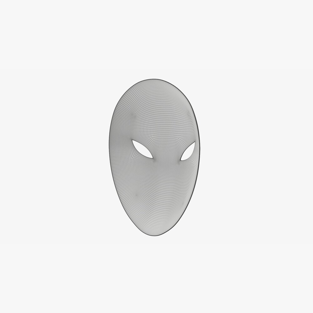 Blank Mask 3D model - Download Accessories on 3DModels.org