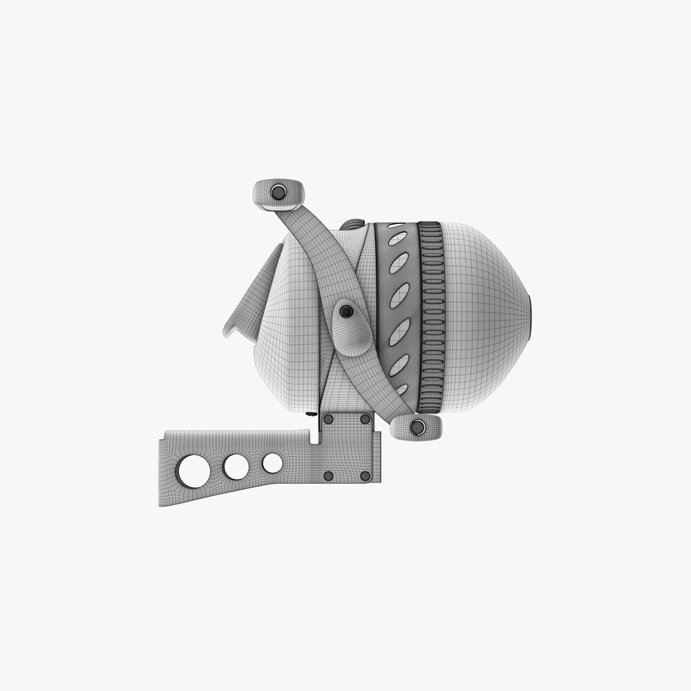 Bowfishing Spinning Reel 3D model - Download Hobbies on 3DModels.org
