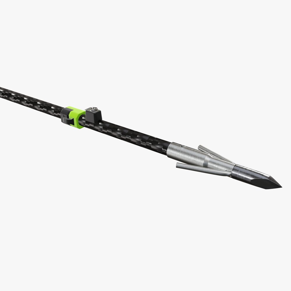 Carbon Fish Arrow 3D model - Download Tools on 3DModels.org